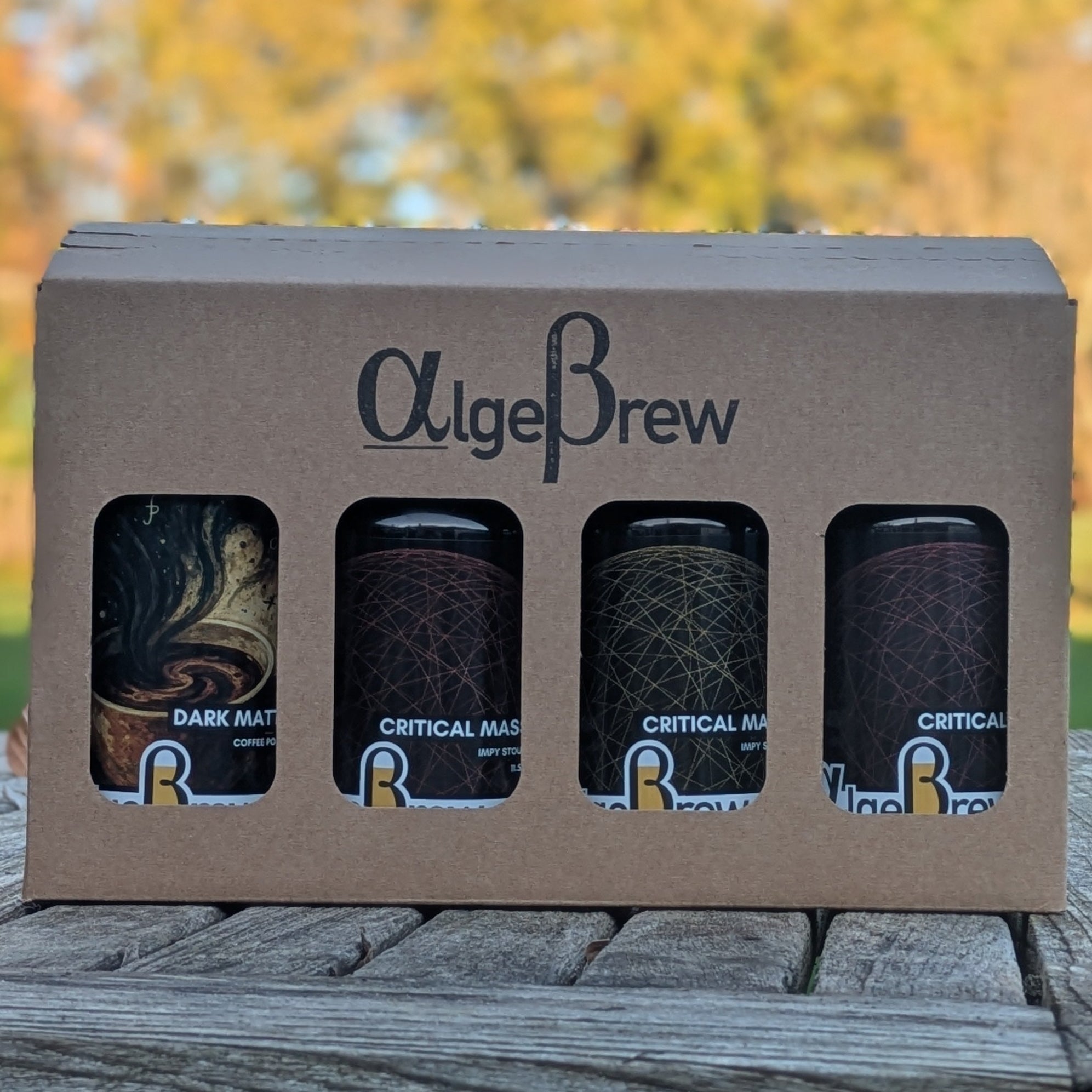 Dark selection 4 pack Gift Box (LOCAL DELIVERY ONLY) – AlgeBrew Brewery